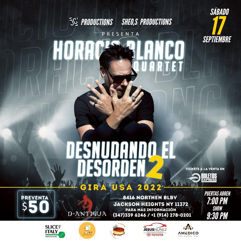 HORACIO BLANCO VOCALISTA DE DESORDEN PUBLICO QUARTET Tickets ...